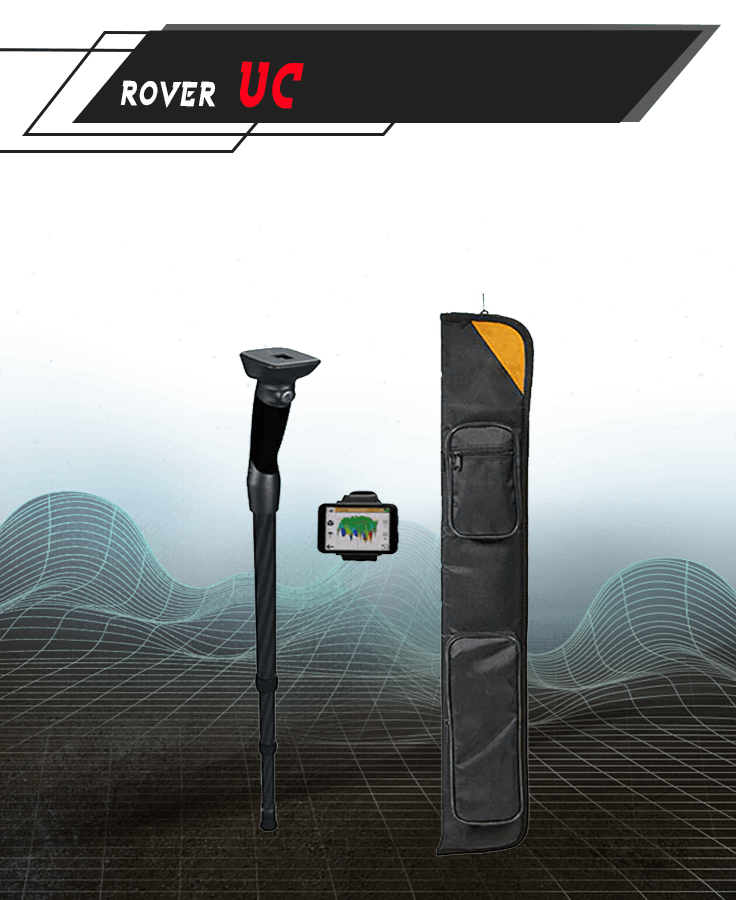 Rover UC is a smallest and lightest metal detector and 3D ground