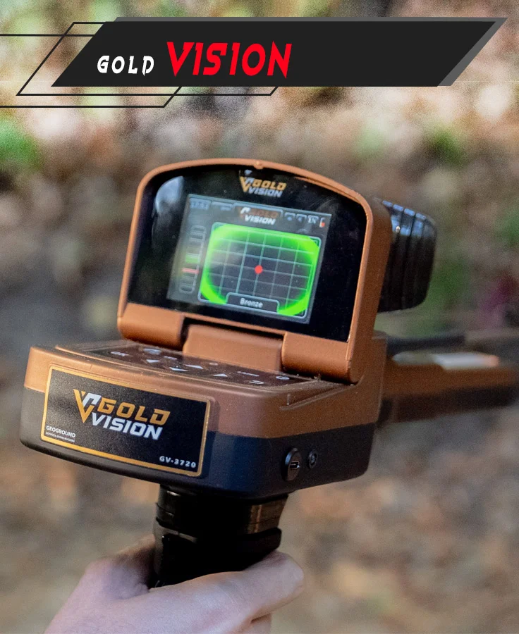 Gold Vision Gold & Metal Detector - 6 Search Systems